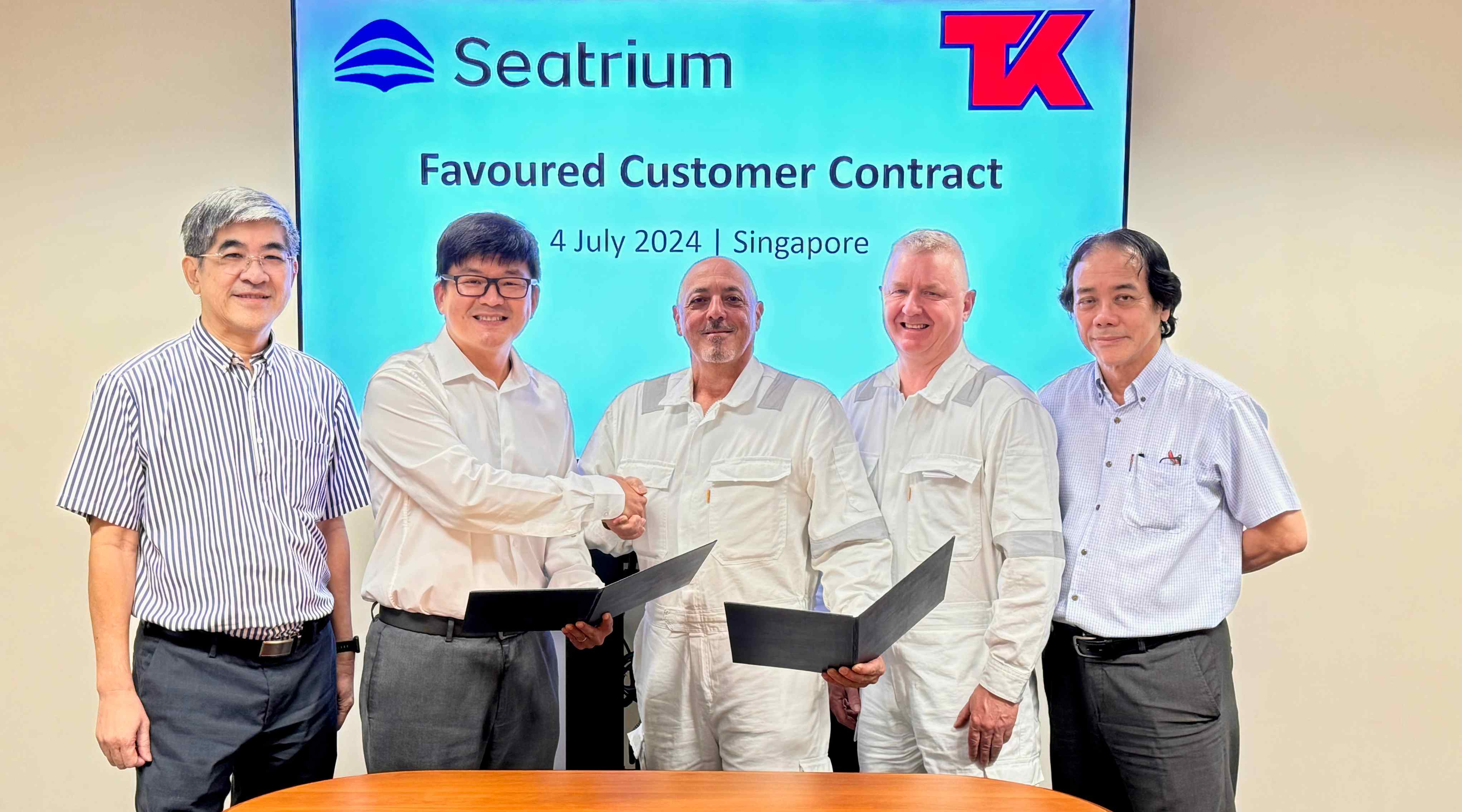 Seatrium signs Favoured Customer Contract with Teekay Shipping (Australia)